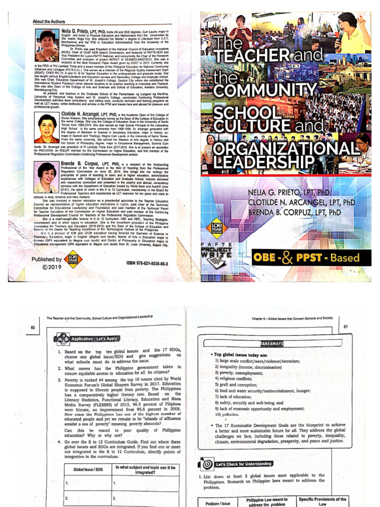 Lesson 5 Activity Global Issues That Concern Schools and Society | PDF