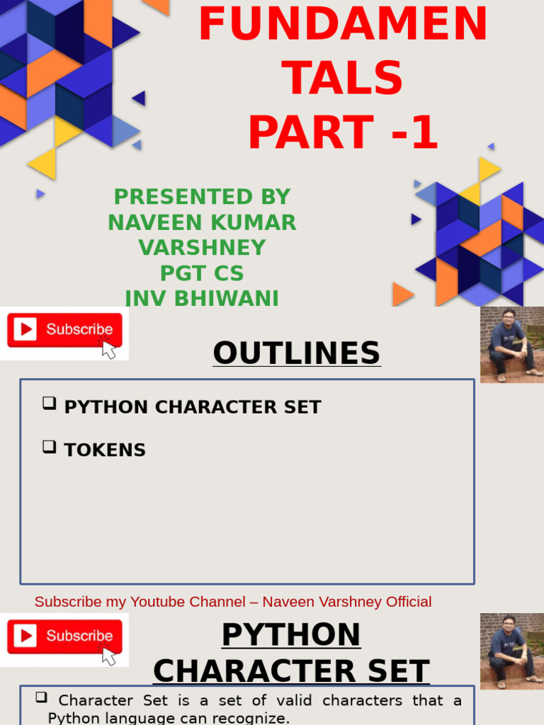 Python Fundamentals Part 1 Pdf Reserved Word Computer Programming