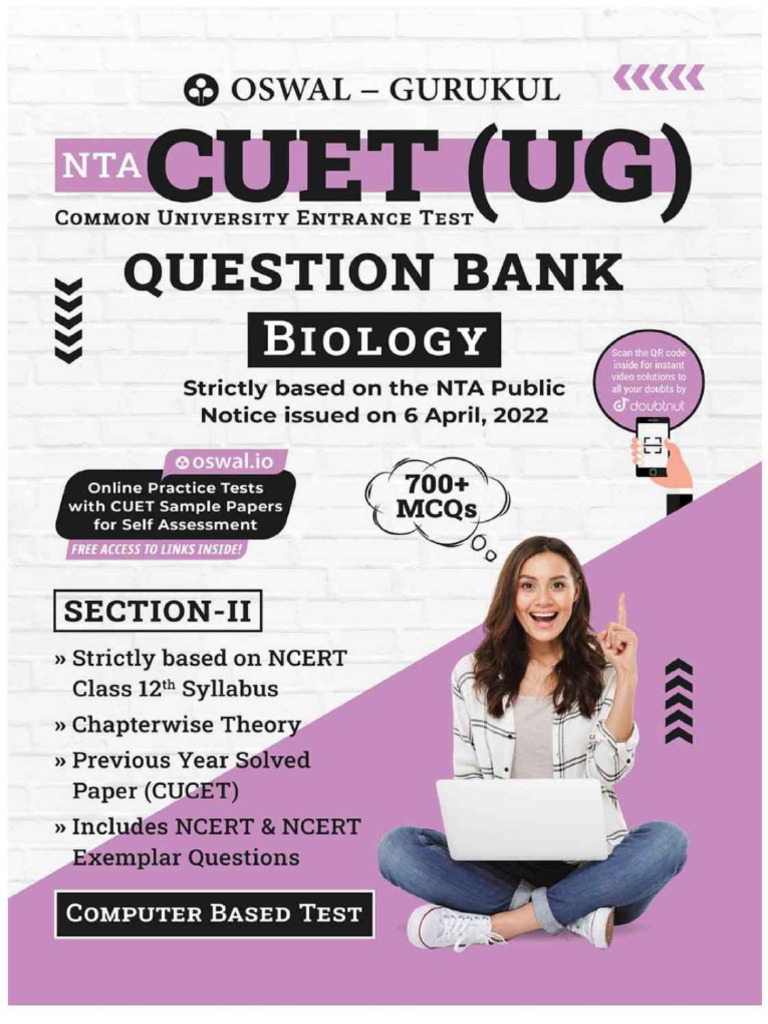 Biology Question Bank 700+ MCQs With Chapterwise Theory, Previous Year Solved Paper, NCERT ...