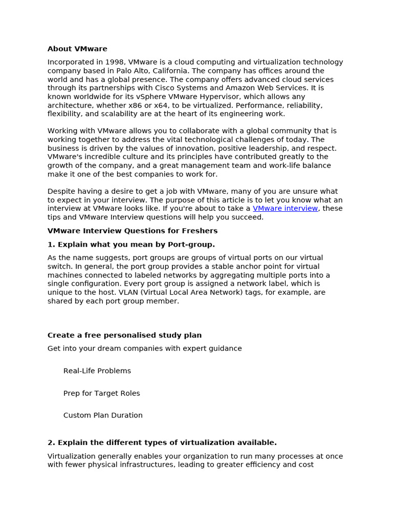 VMware | PDF | Virtual Machine | Desktop Virtualization