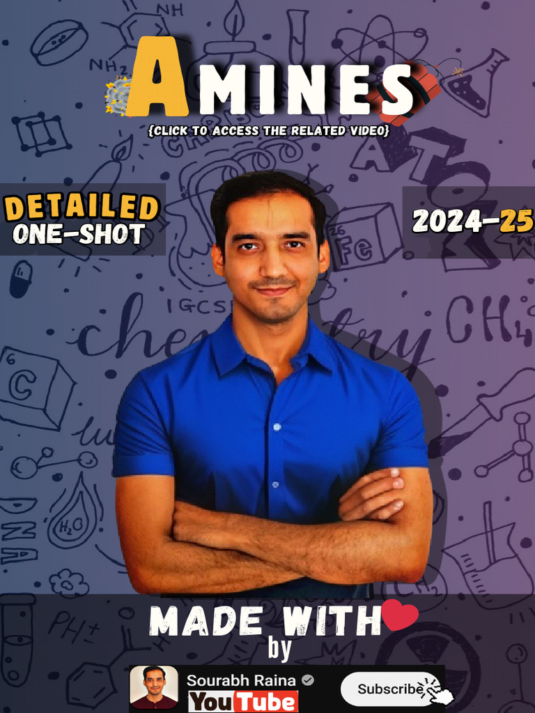 Amines One Detailed One Short Notes by Sourabh Rai 240929 113716 | PDF