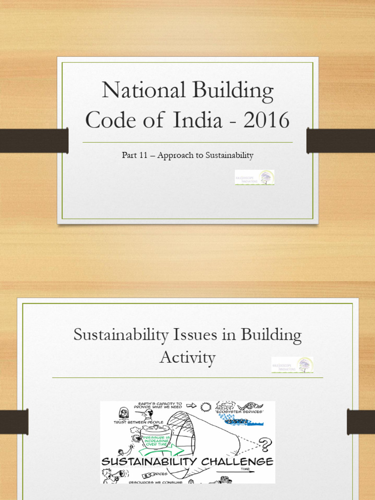 NBC 2016 Part 11: Sustainability Approach | PDF | Building Insulation ...