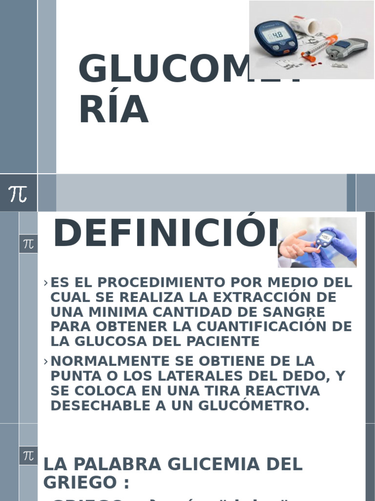 Glucometría | PDF | Páncreas Endocrino | Trastornos del páncreas endocrino