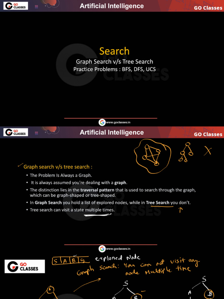 Practice Problems Bfs Dfs UCs | PDF