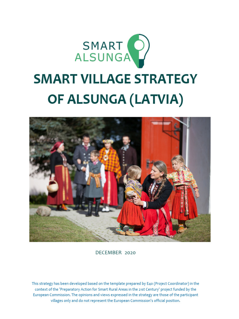 Smart Village Strategy for Alsunga, Latvia | PDF | Sustainable ...