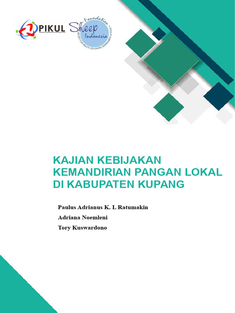 Final - Laporan Studi Kab Kupang - SHEEP | PDF