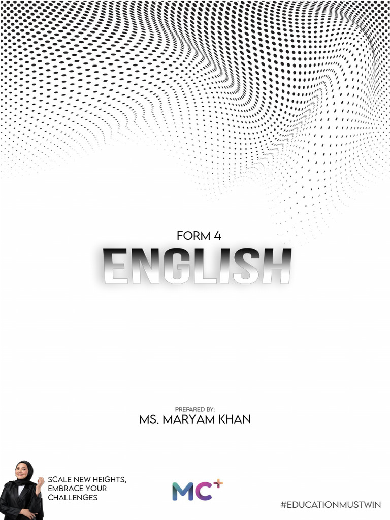 FORM 4 ENGLISH MS MARYAM | PDF | Verb | Linguistics