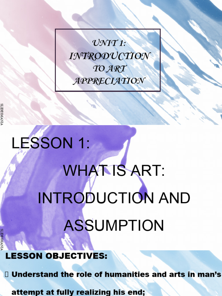 LESSON 1 ART AP (2) | PDF | Fine Art | Works Of Art