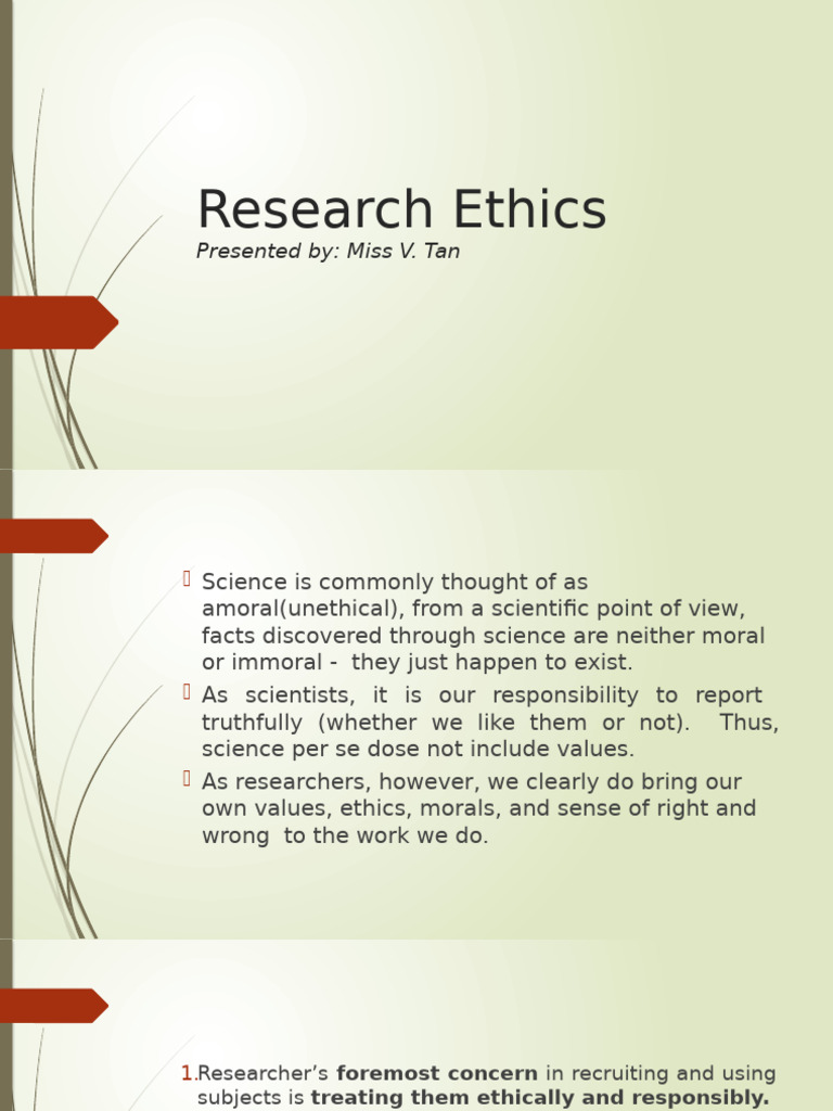 Research Ethics Two 2 | PDF | Sampling (Statistics) | Survey Methodology