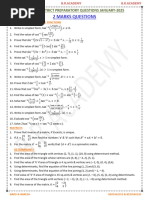 Class12 Maths AOD Practice Questions | PDF