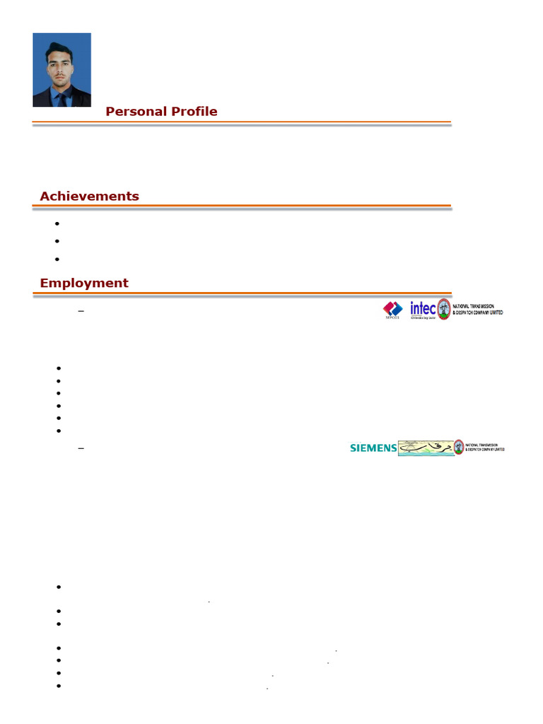 ATIF ALI CV-2 | PDF | Occupational Safety And Health | Safety