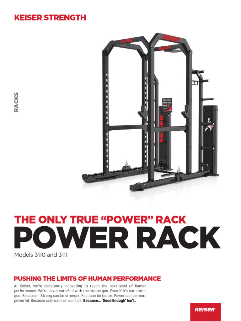 Keiser Power Rack: Innovative Strength Training | PDF | Strength Training