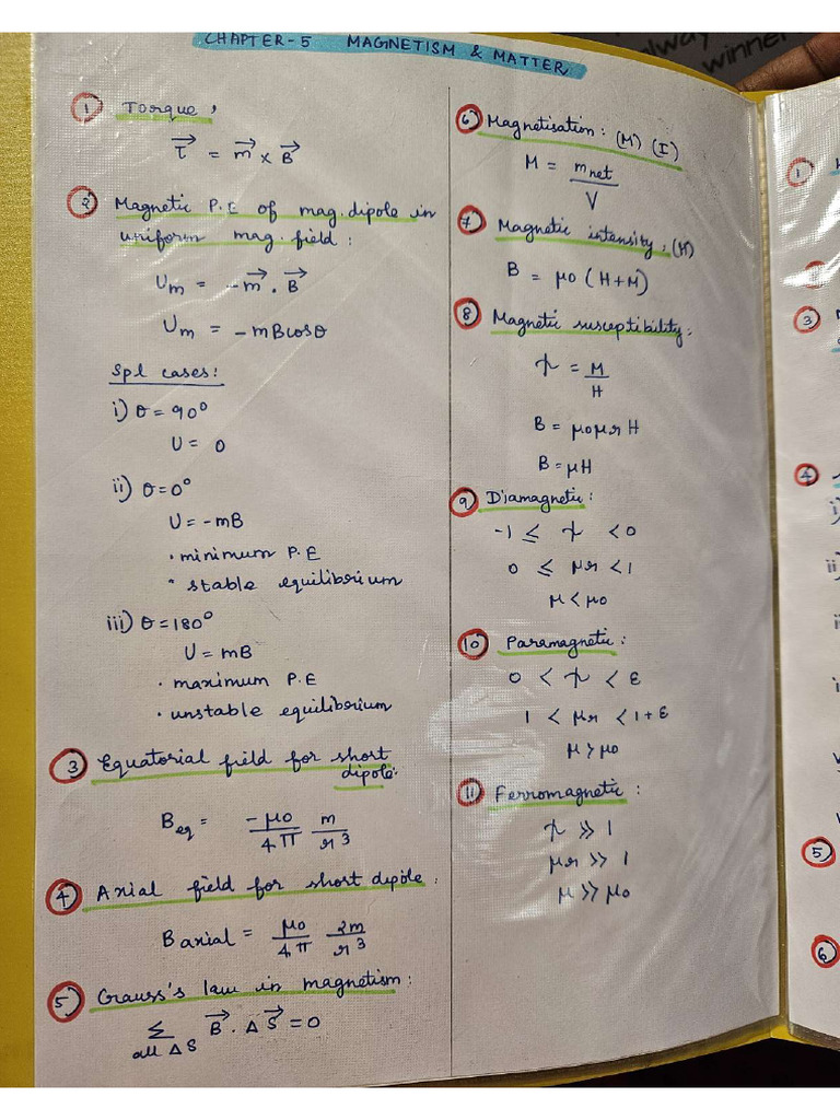 Physics formulae class 12 | PDF