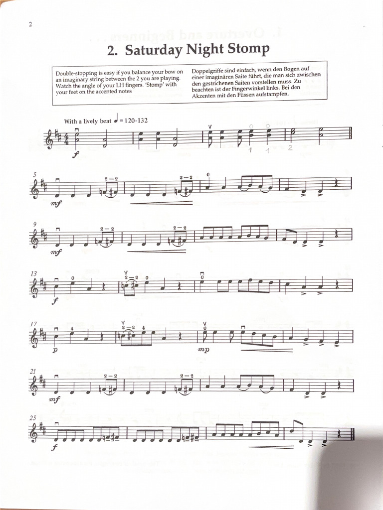Saturday Night Stomp | PDF