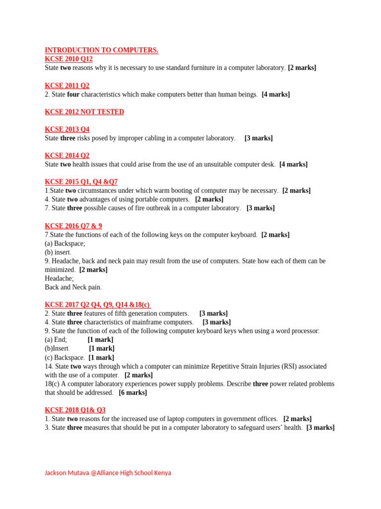 Introduction to Computers | PDF | Computer Keyboard | Computer Hardware