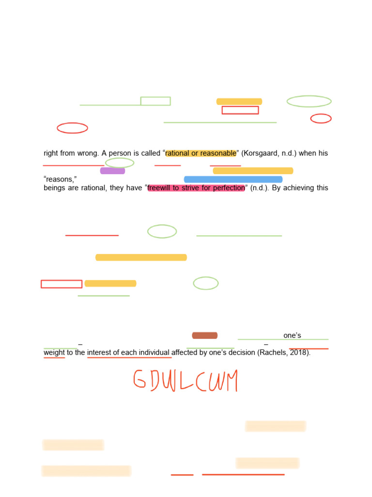 GEC 7 Chapter 3 Topic 2 Reason and Impartiality As Minimum Requirements For Morality | PDF ...