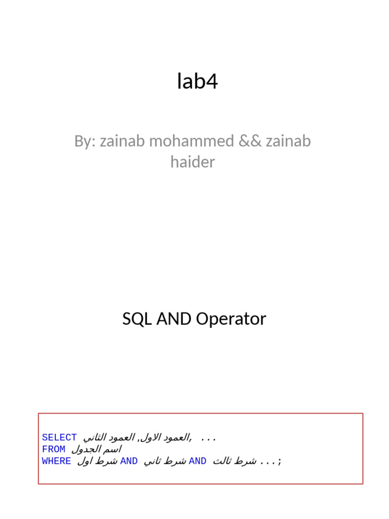 lab4[1] | PDF | Sql | Data Management Software