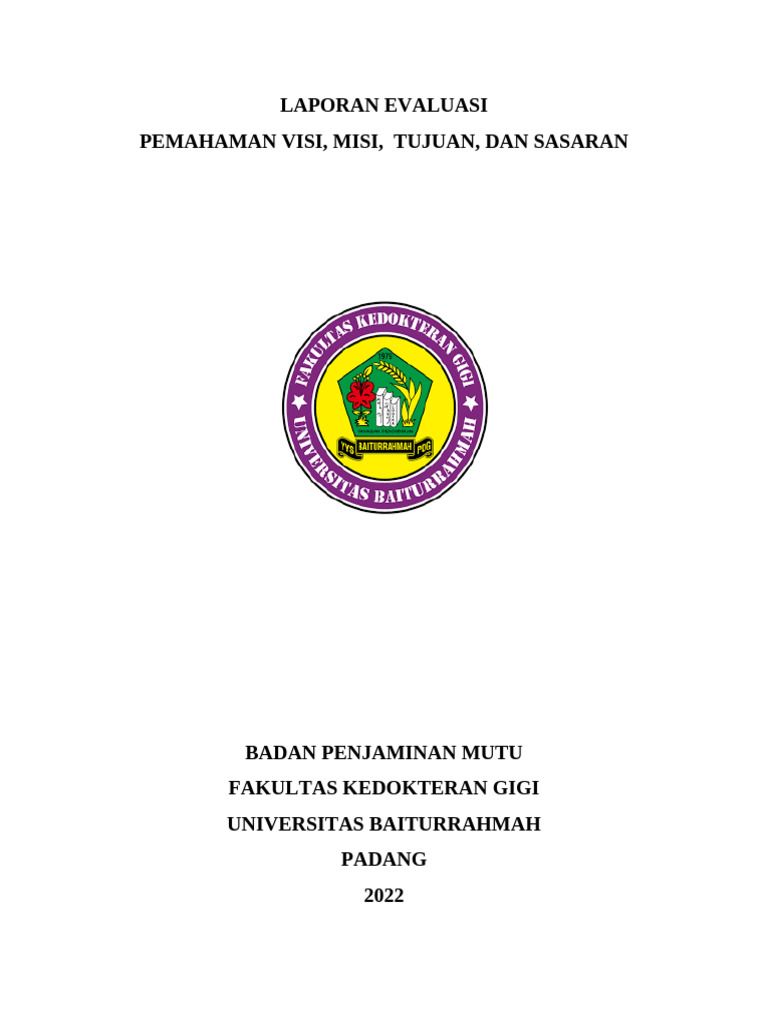 LAP. EVALUASI VMTS Th 2022 | PDF
