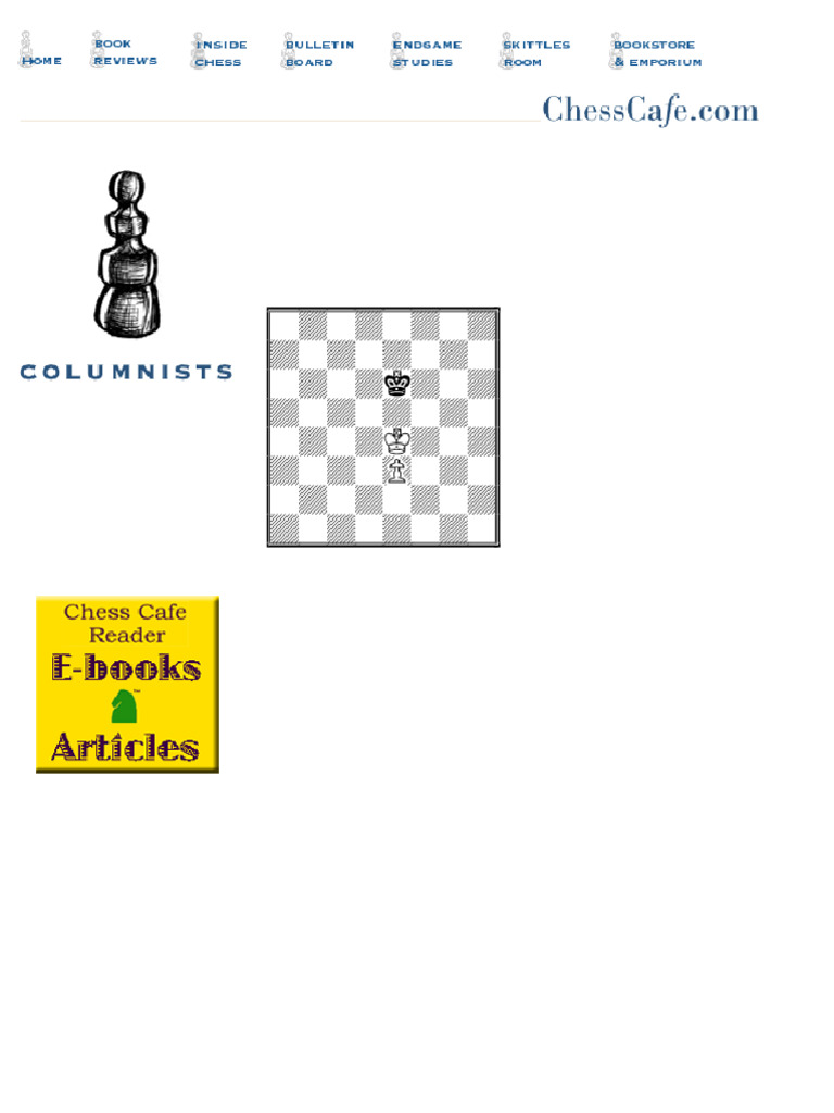 Endings 10 - Opposition, triangulation and More | PDF | Chess Openings ...