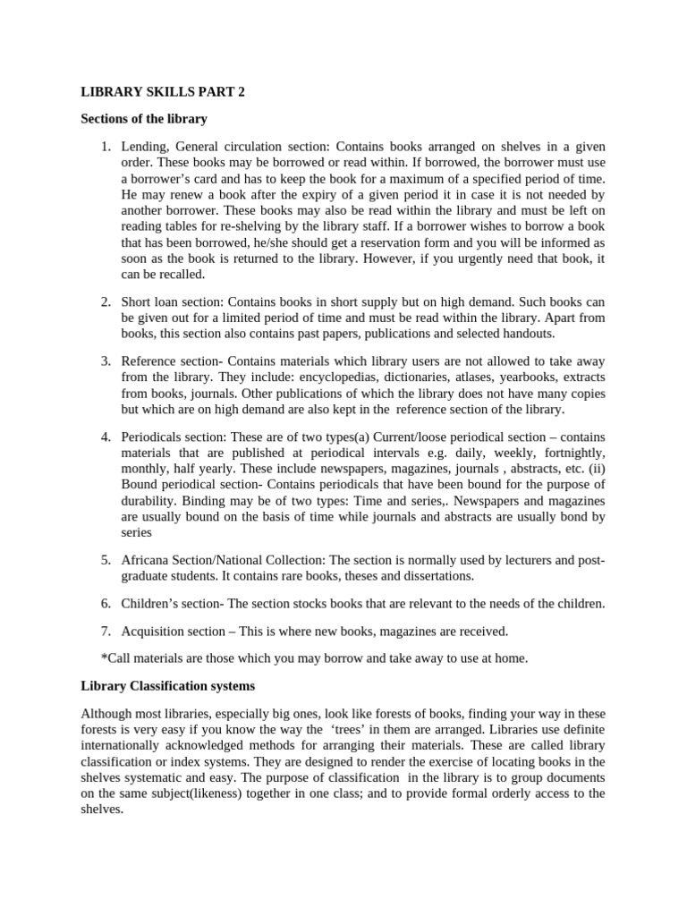 Library Skills Part 2 Module 4 Notes 2022 | PDF | Libraries | Citation