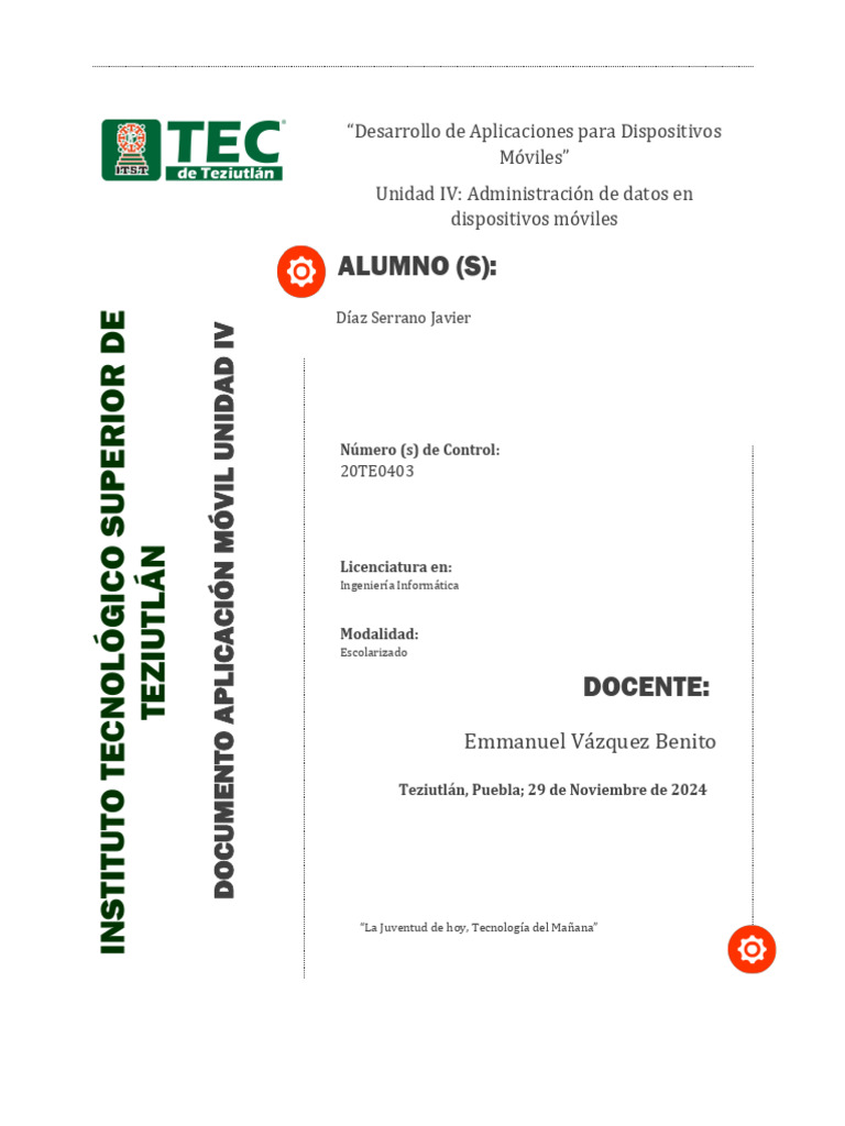 Documentacion Final Aplicacion Movil | PDF | Aplicación movil | Android (sistema operativo)