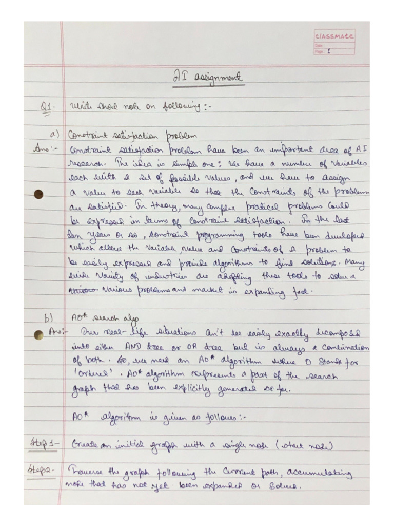 AI Assignment by Aditya Kumar | PDF