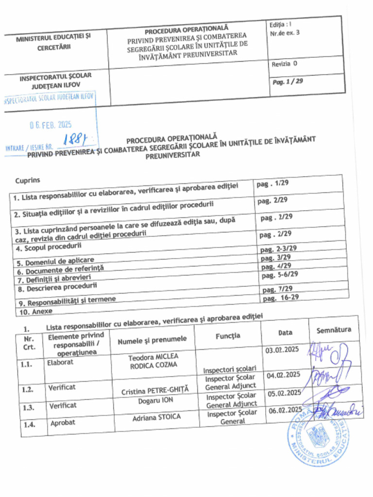 1881 Po Privind Prevenirea Si Combaterea Segregarii in Unit.de Inv. | PDF