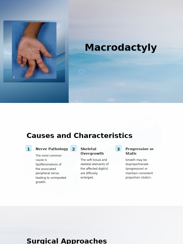 Macrodactyly-A-Challenging-Condition | PDF | Amputation | Surgery