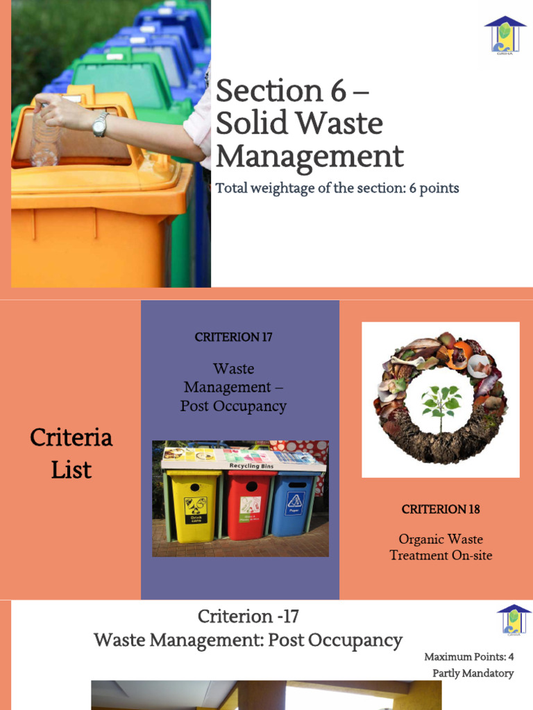 Section6 Solid Waste Management | PDF | Waste | Waste Management