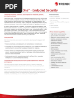 Trend Micro Apex One Datasheet | PDF | Malware | Ransomware