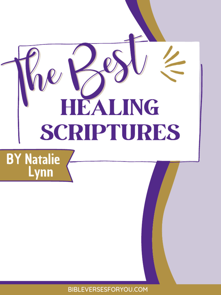 Healing Scriptures for the Sick | PDF | Religious Belief And Doctrine