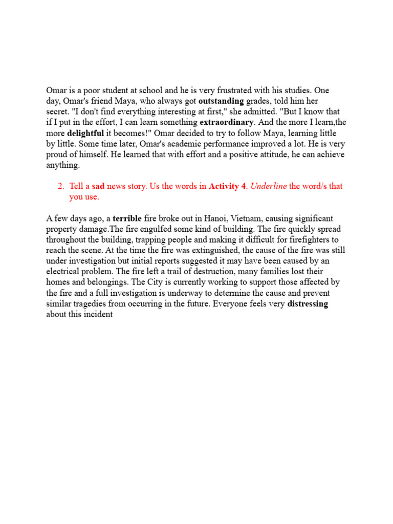 Omar's Academic Success Story | PDF