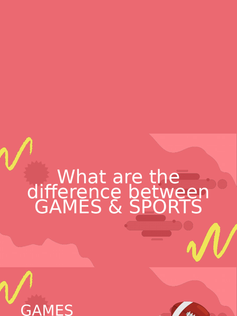 Session 1 - Categories of Sports | PDF | Sports | Recreation