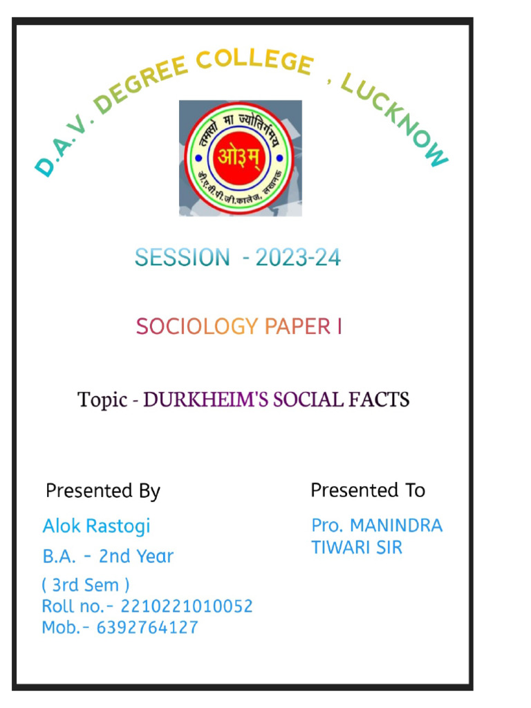 Alok Sociology Aaa | PDF