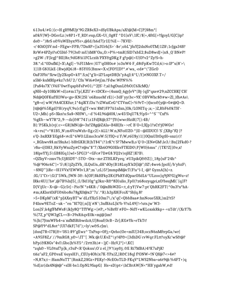 Random Text 1 | PDF