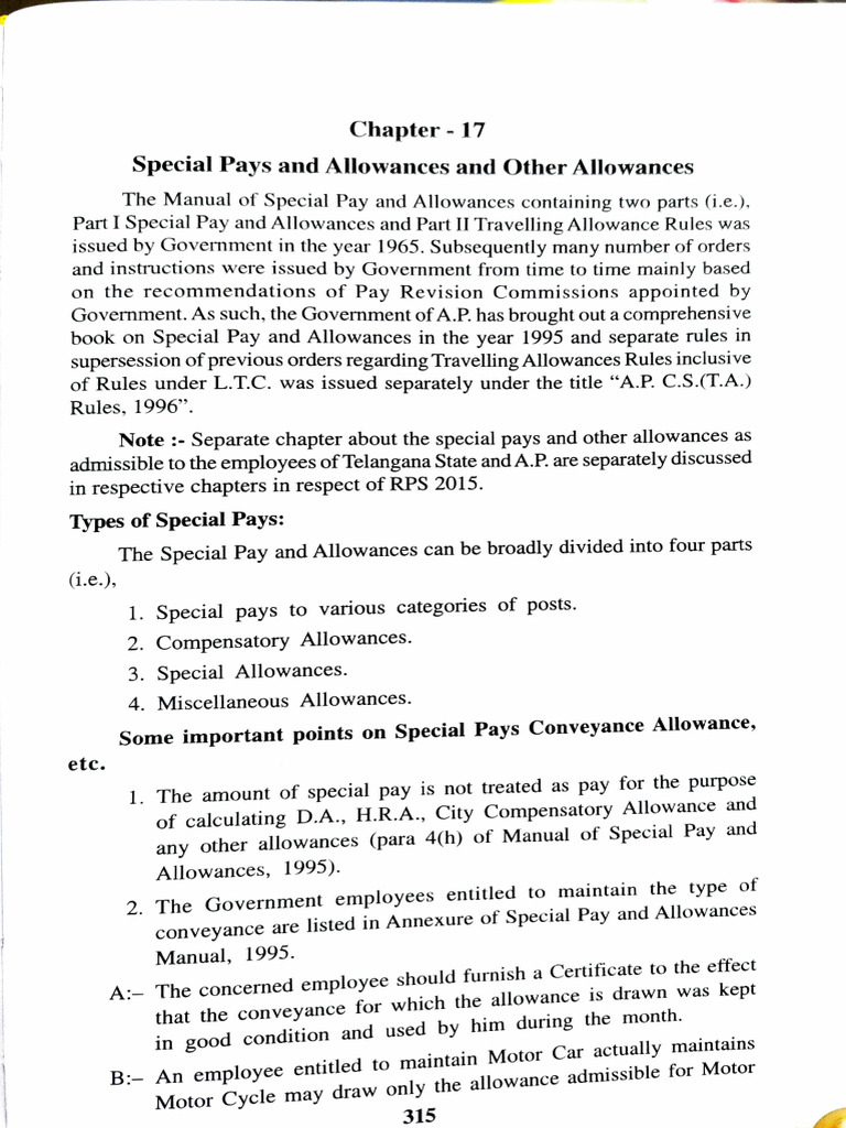 Special Pay & Allowances Guide 1995 | PDF