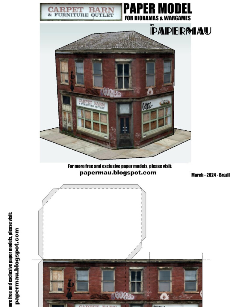 Carpet Barn Papercraft by Papermau - 03 2024 | PDF