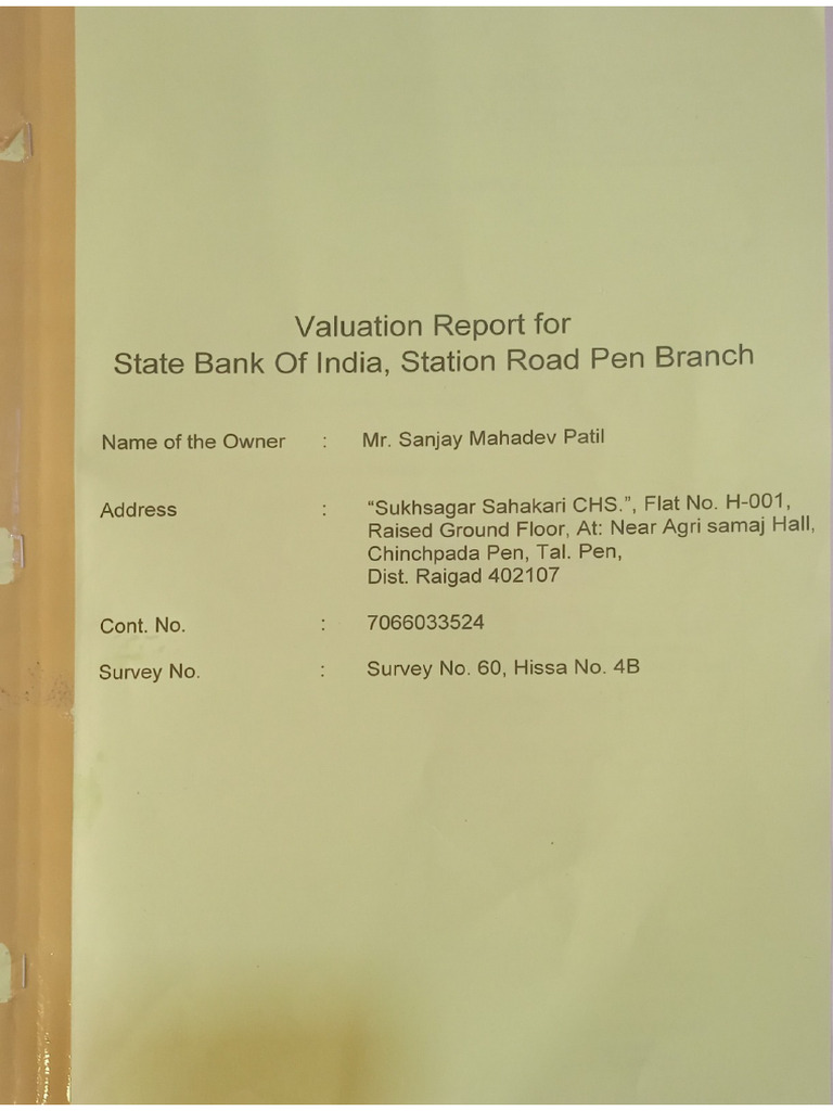 Property Valuation Report | PDF