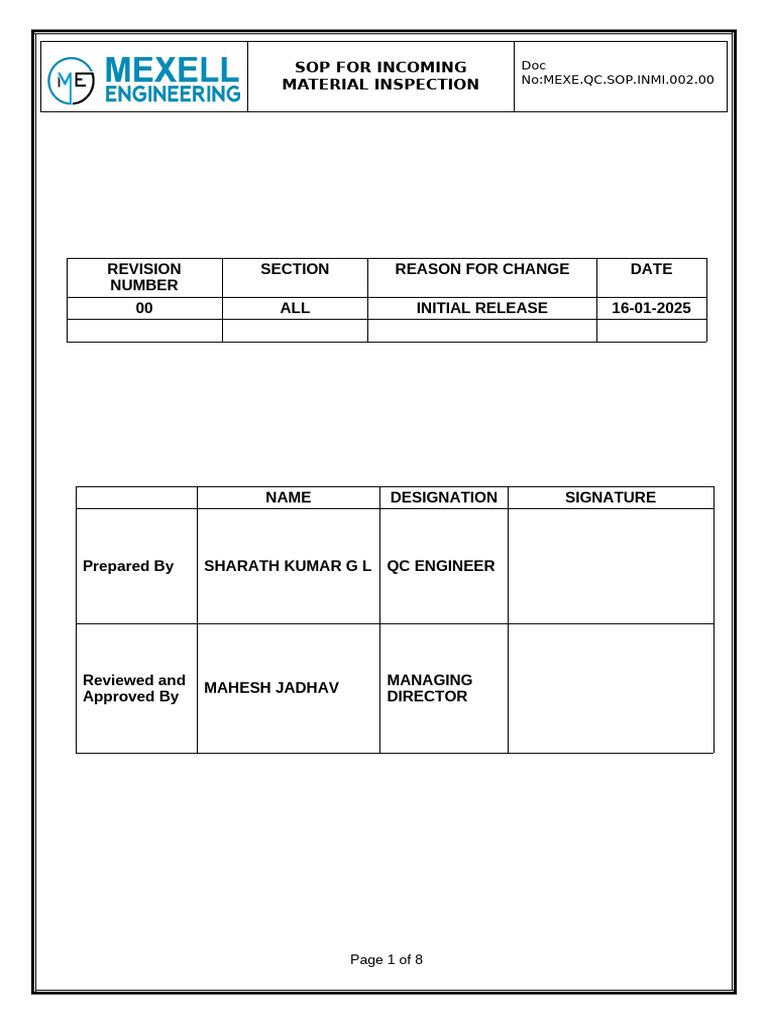 For Incoming Material Inspection | PDF | Stainless Steel | Steel