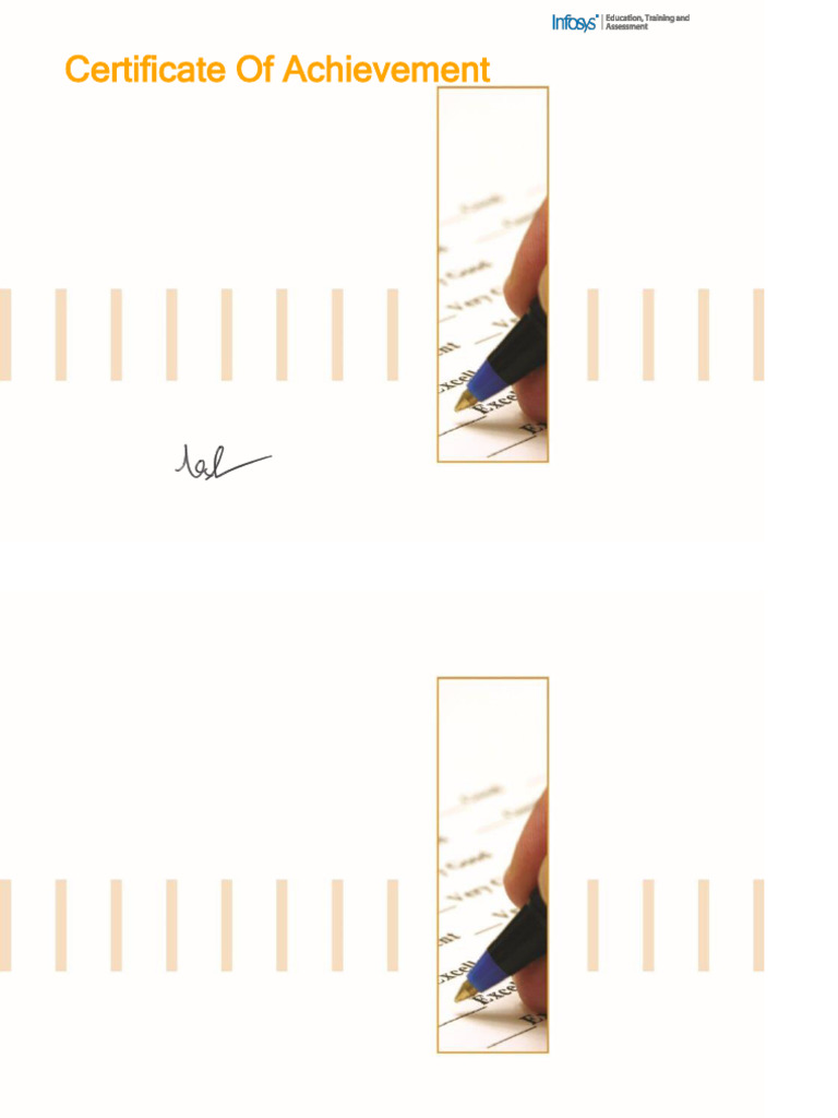 Infosys Certified Java SE8 Developer Certificate | PDF