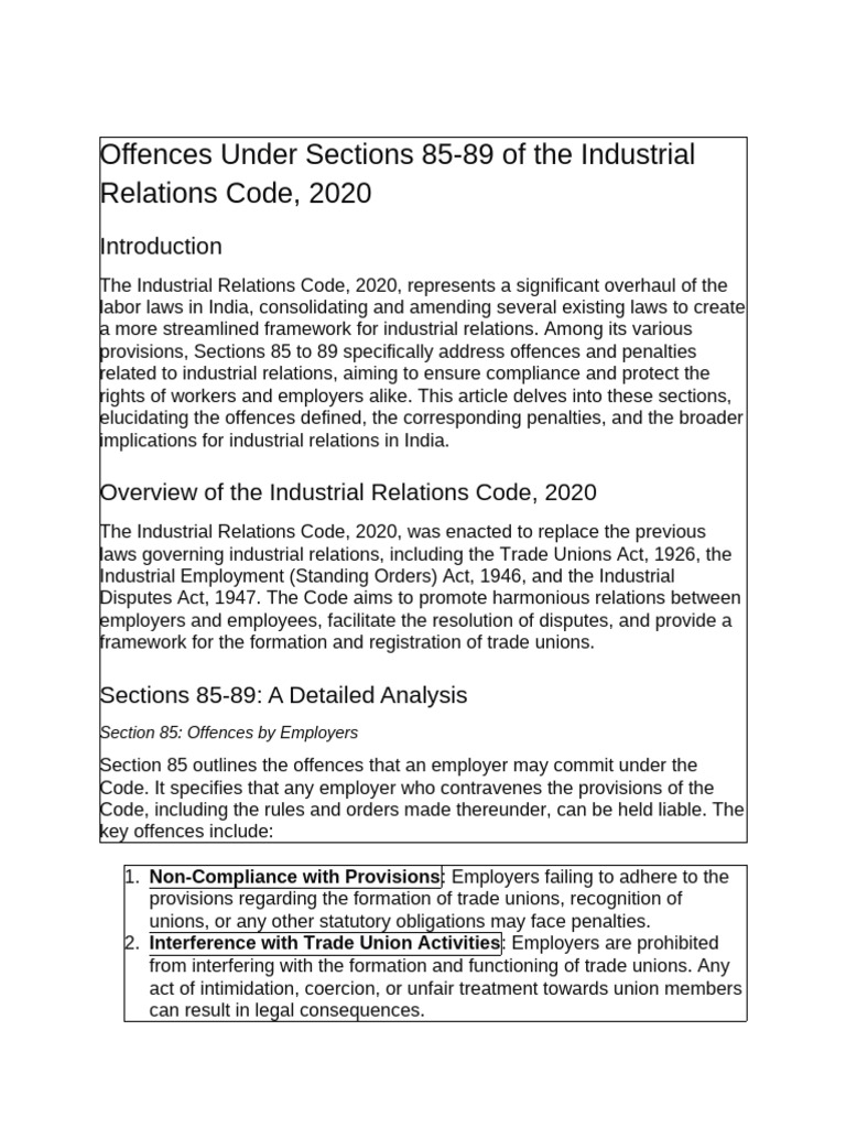 Section 85 89 | PDF | Crime & Violence | Crimes