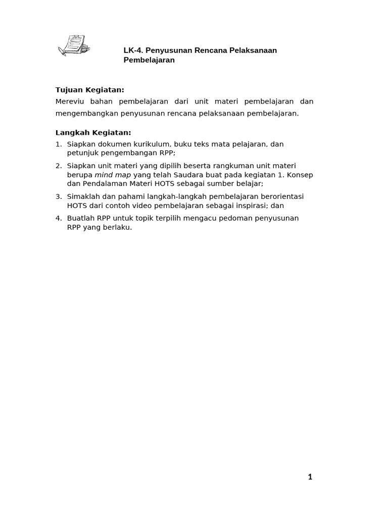 LK 4 RPP | PDF