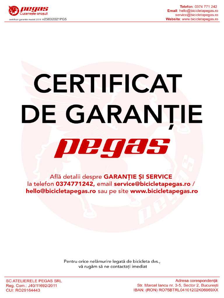Certificat de Garantie v25032021PGS | PDF
