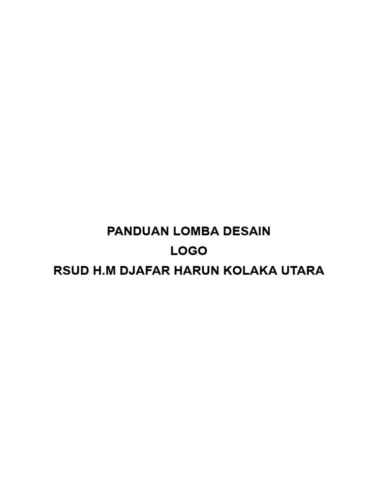 Panduan Lomba Desain Logo | PDF