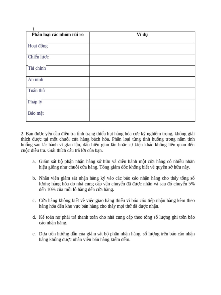 Risk Identification | PDF