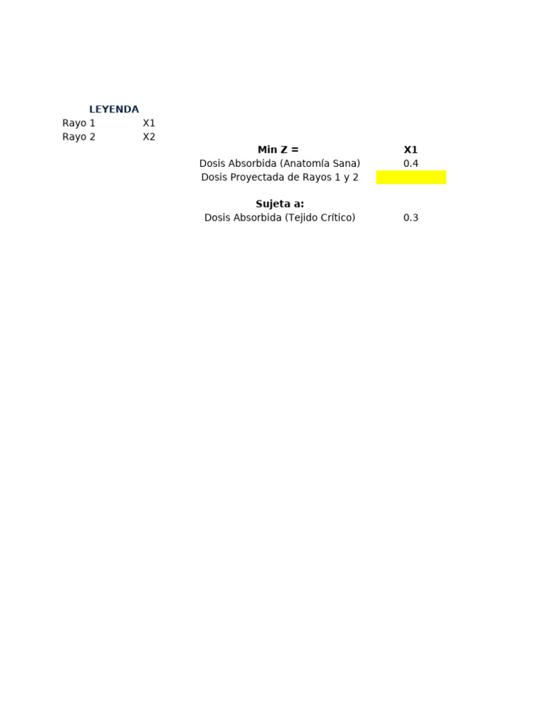 Ejercicio 1 de La Practica Solver | PDF