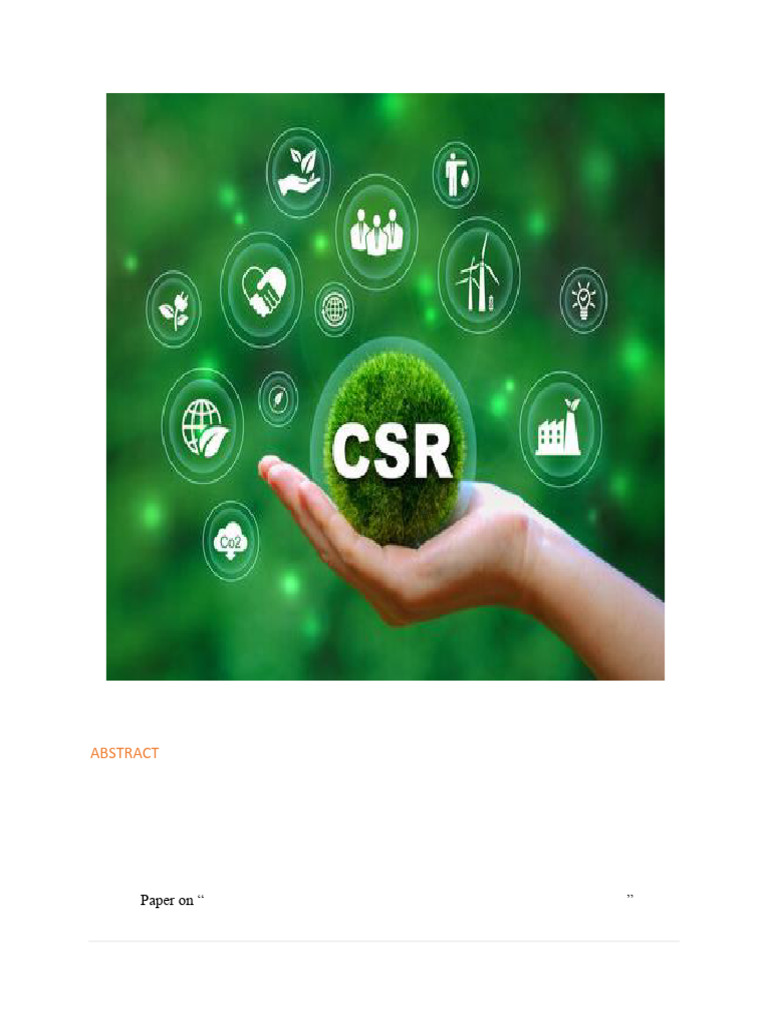 Final BUS 101 Term Paper Group 6 (Razib Sir) EECSR | PDF | Corporate ...