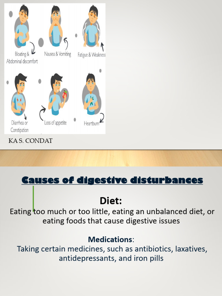 Disturbances in Digestion | PDF | Stomach | Digestion