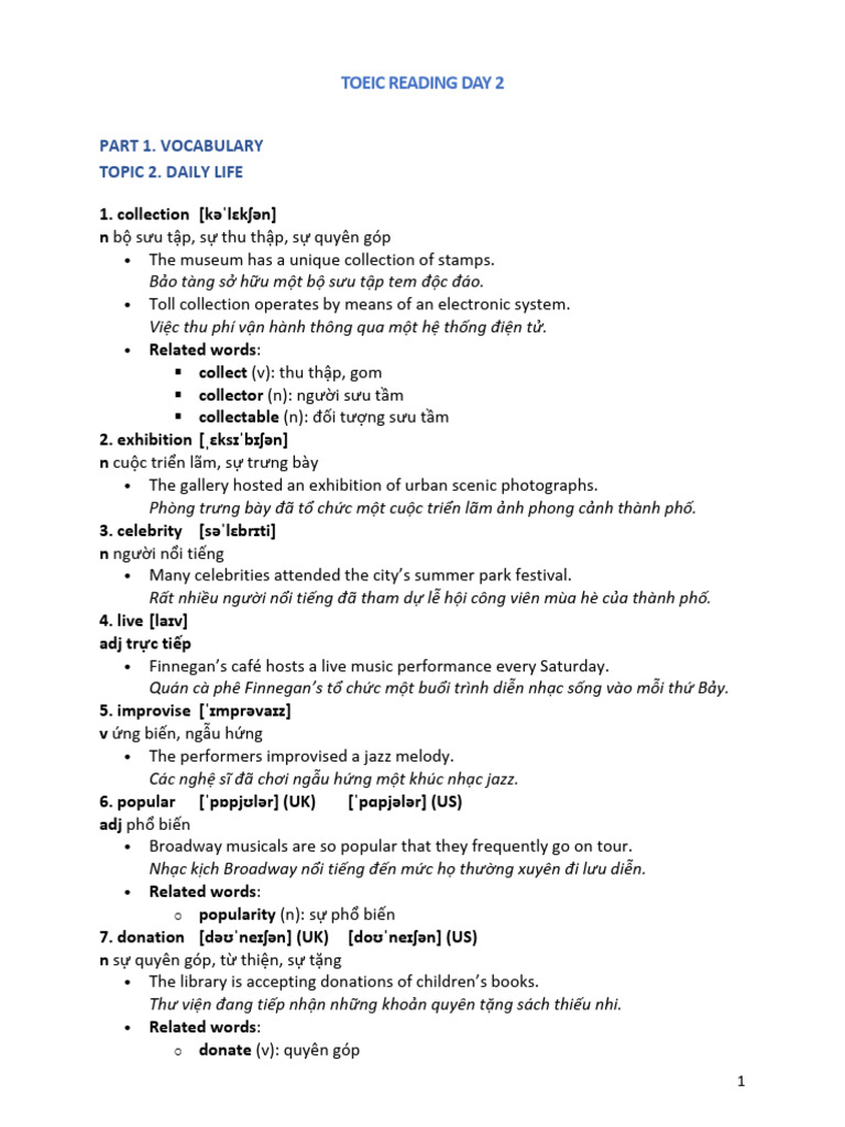 Reading Class Week 2.Ss | PDF