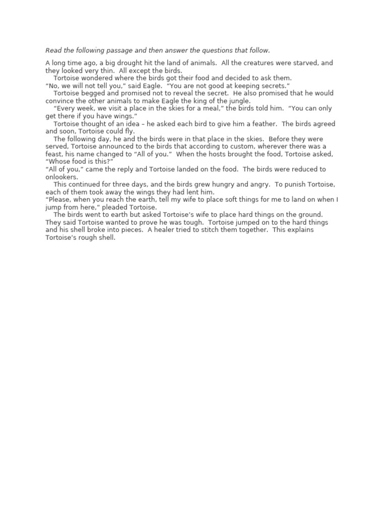 Sample Narrative | PDF